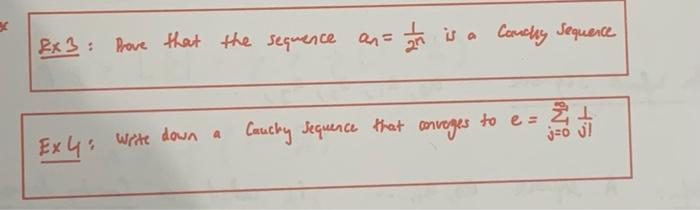 Solved Ex3: Pove that the sequence an=2n1 is a conchy | Chegg.com