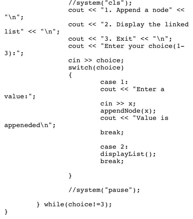 Solved Include Using Namespace Std Struct Node Int