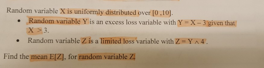 Solved Random variable X is uniformly distributed over | Chegg.com