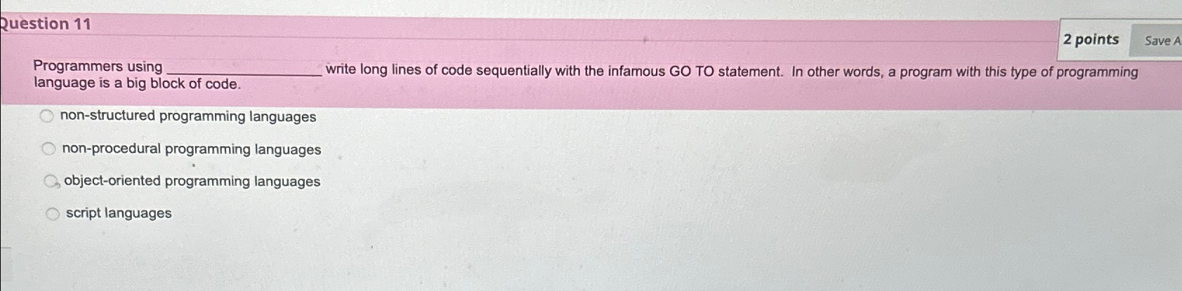 Solved Ruestion 112 ﻿pointsProgrammers using write long | Chegg.com