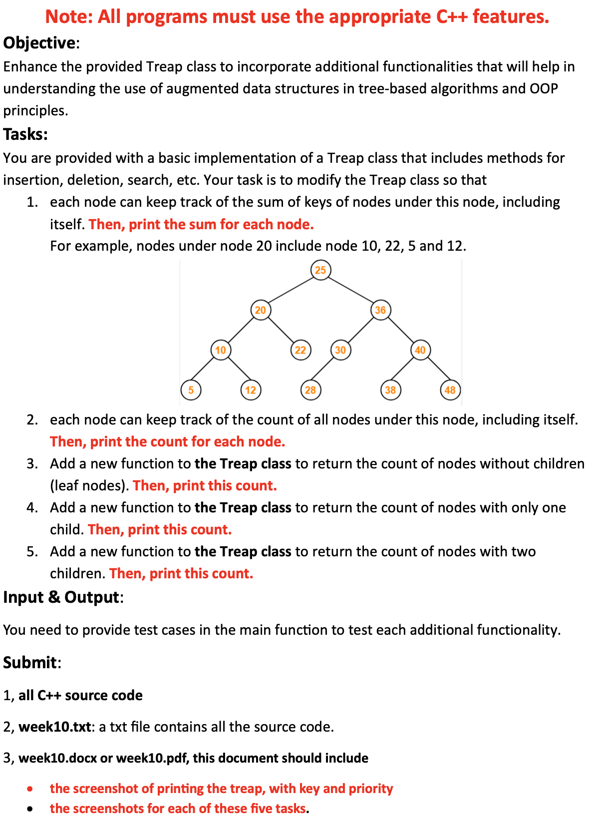 Note: All programs must use the appropriate C++ | Chegg.com