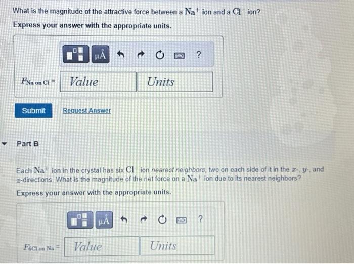 Solved Solid sodium chloride (NaCl) is an ionic crystal in | Chegg.com