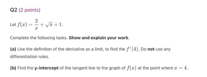 Solved Q2 (2 points) Let f(x)=x2+x+1 Complete the following | Chegg.com
