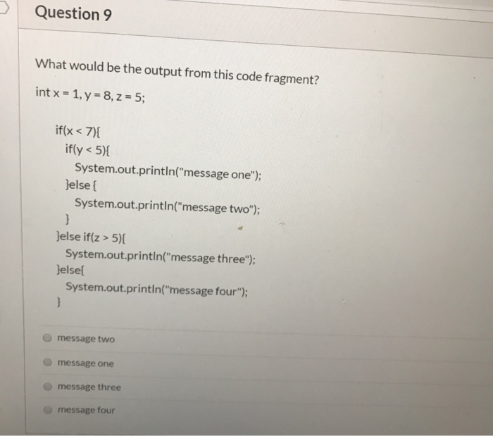 Solved Question 6 2 pts What is the value of the variable | Chegg.com Solved Question 6 2 pts What is the value of the variable | Chegg.com