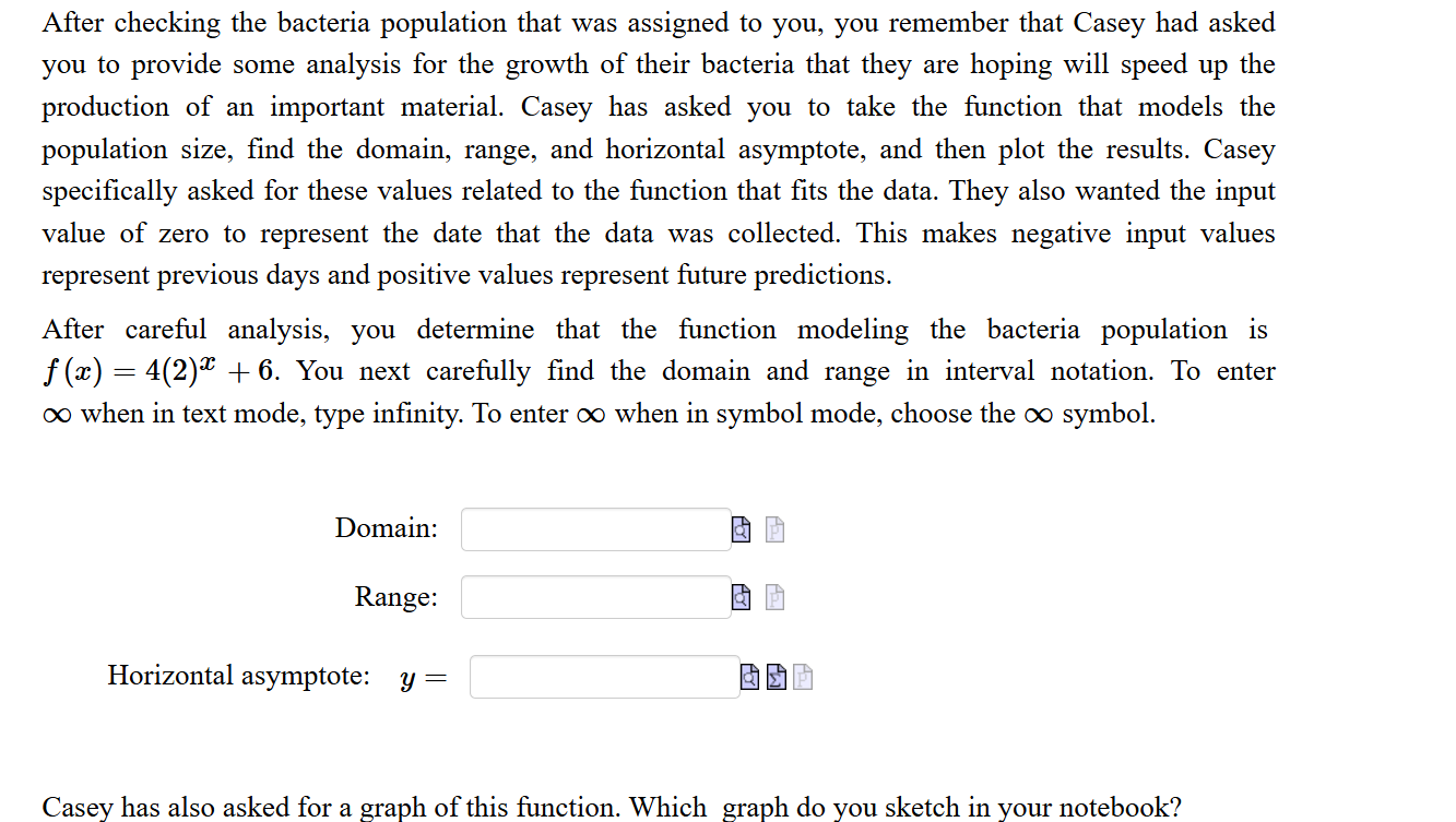 Solved After checking the bacteria population that was | Chegg.com