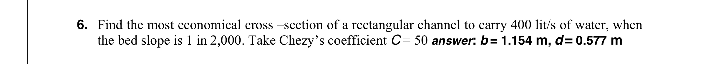 Solved Find the most economical cross -section of a | Chegg.com