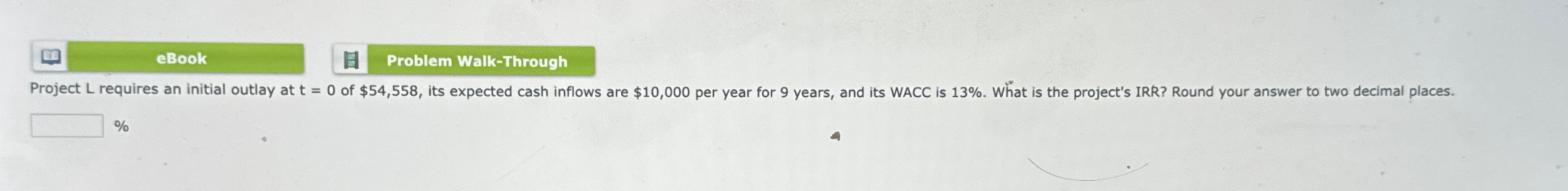 Solved ﻿eBook ﻿Problem Walk-ThroughProject L ﻿requires | Chegg.com