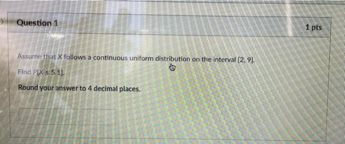 Solved Assume that X follows a continuous uniform | Chegg.com