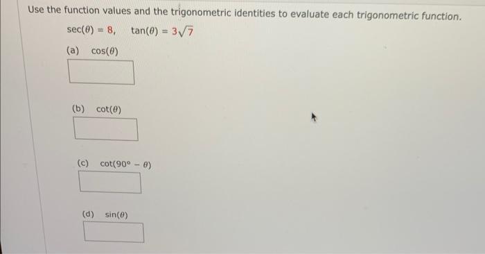 Solved Find each value of θ in degrees (0∘