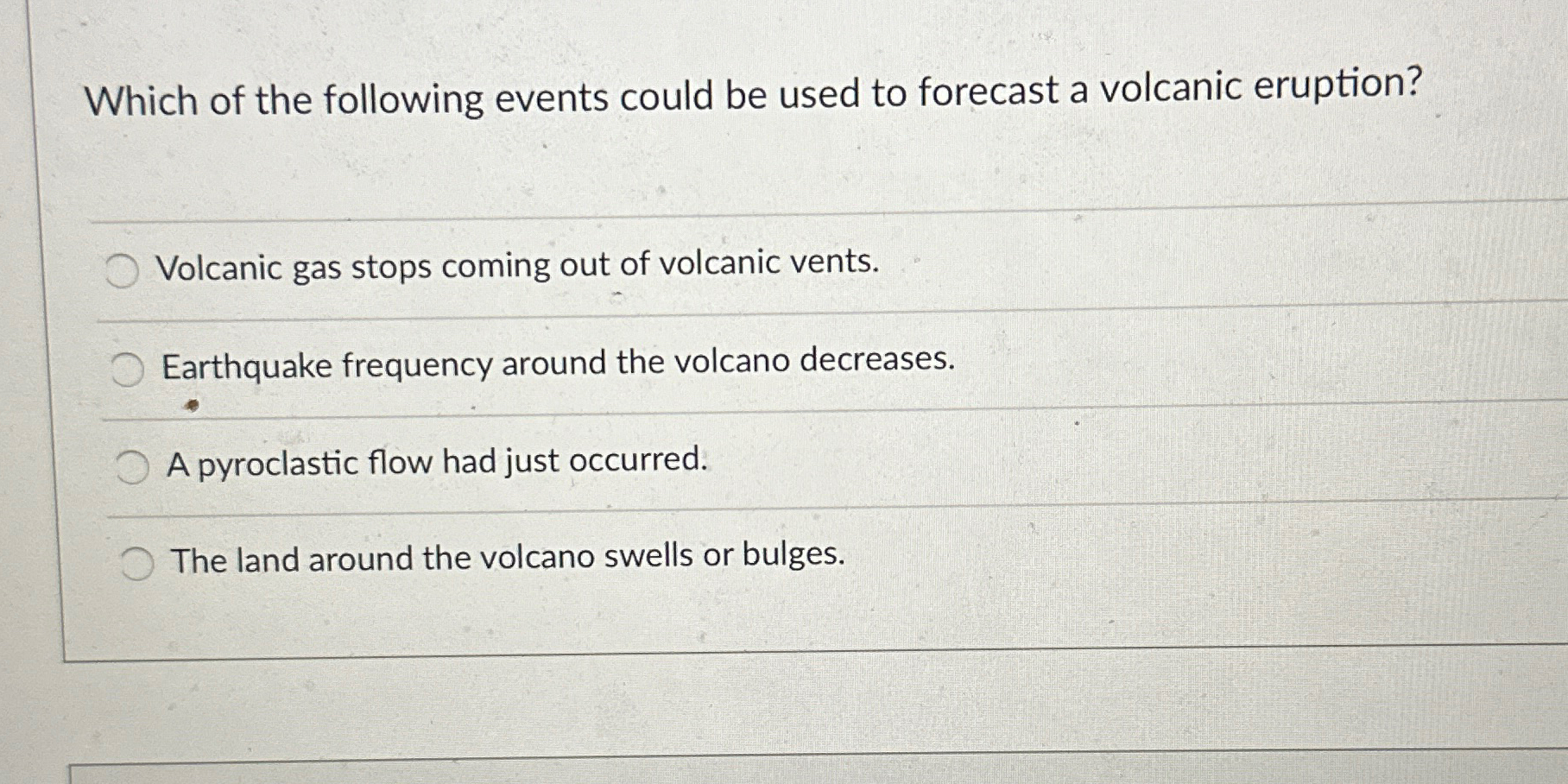 Solved Which of the following events could be used to | Chegg.com