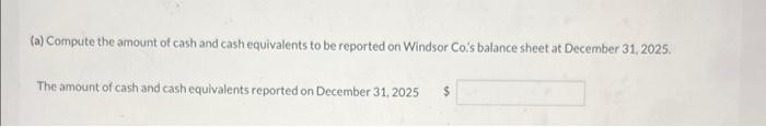 Solved The controller for Clint Windsor Co, is attempting to | Chegg.com