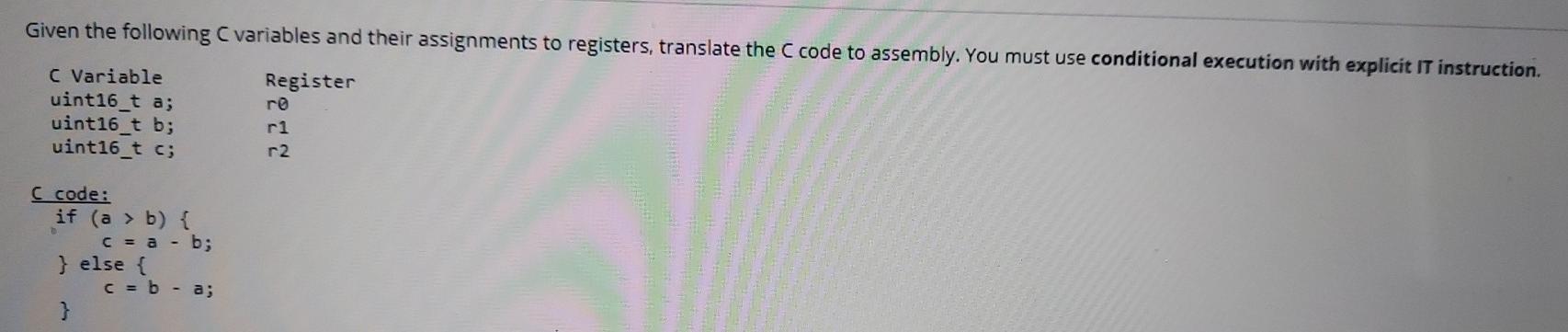 Solved Write an assembly function equivalent to the | Chegg.com