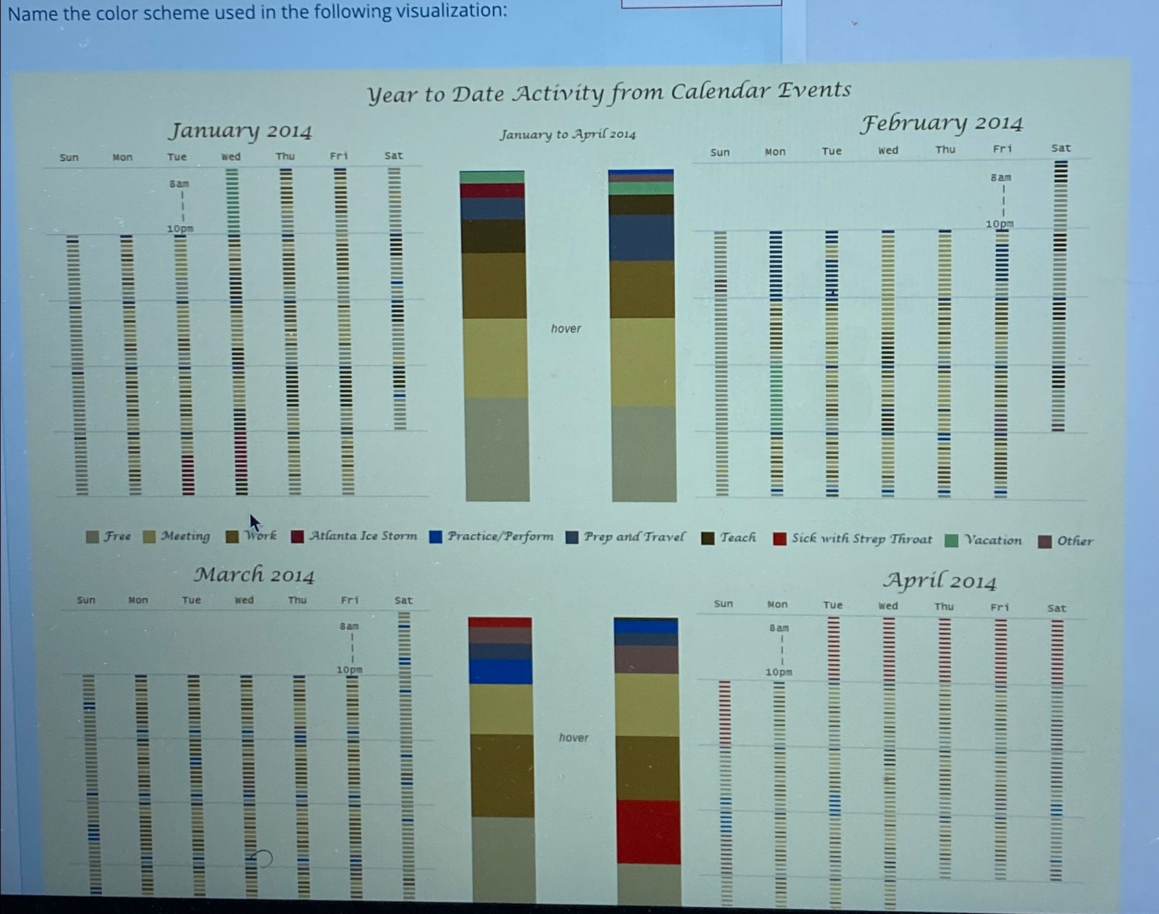 Solved Name the color scheme used in the following | Chegg.com