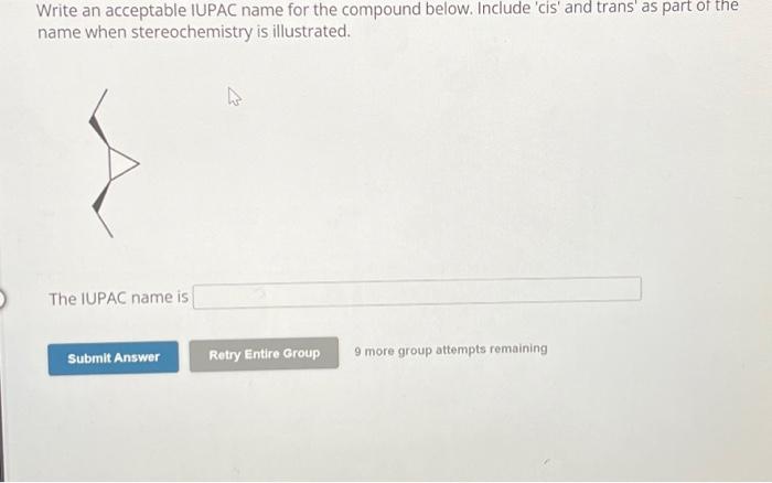 Solved Draw a structural formula for | Chegg.com