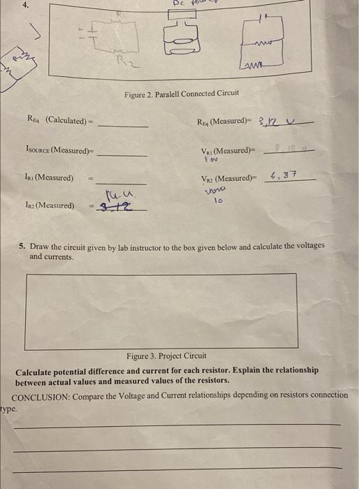 Solved 2011 1 R2 AM Figure 2. Paralell Connected Circuit Re | Chegg.com