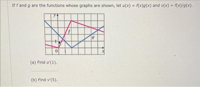 Solved If f and g are the functions whose graphs are shown, | Chegg.com