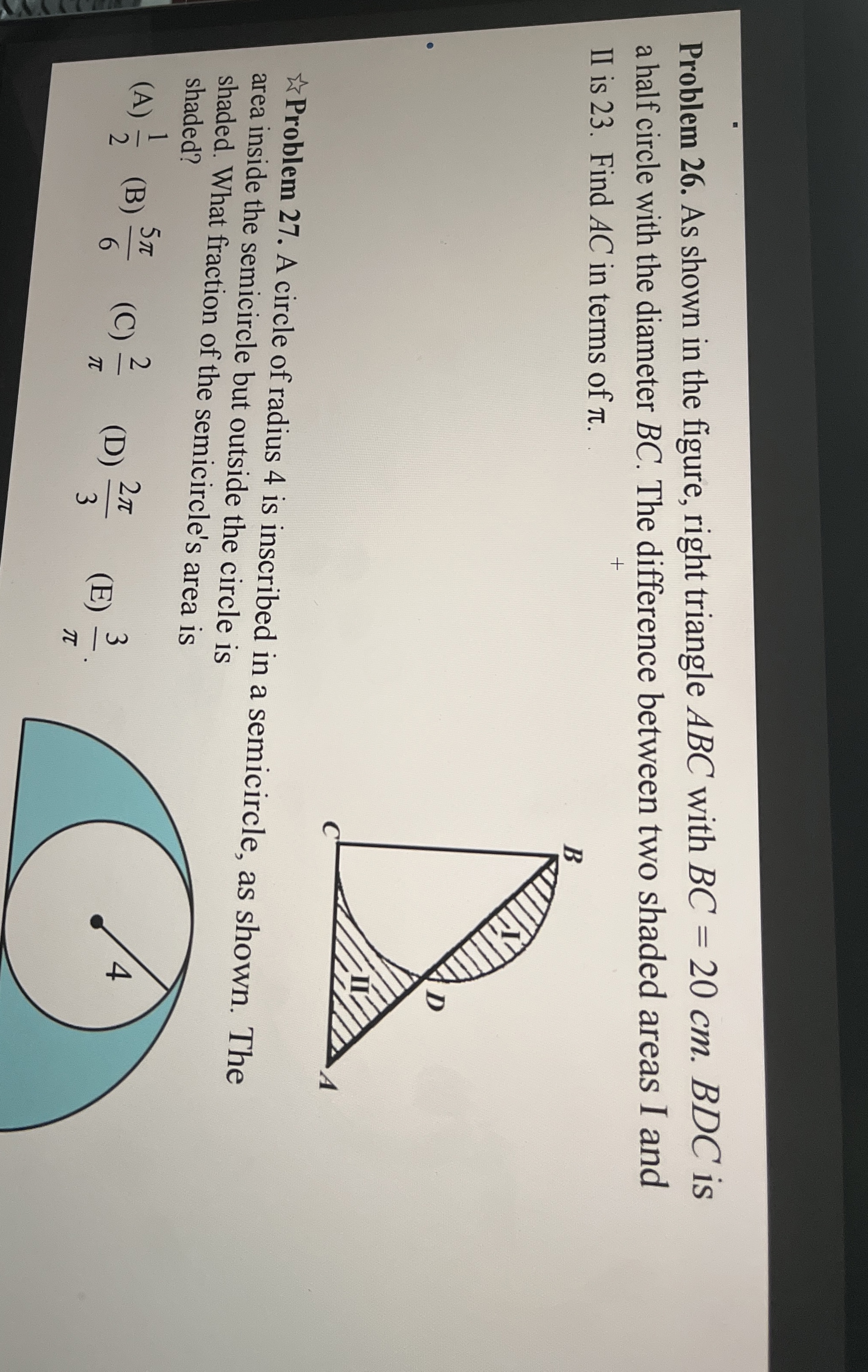 Solved Problem 26. ﻿As shown in the figure, right triangle | Chegg.com