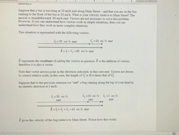 Solved Tip To Tail Method For Vector Addition Along A Line