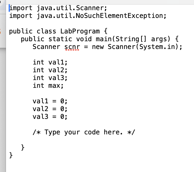 Solved Write a program that takes in three integers as | Chegg.com