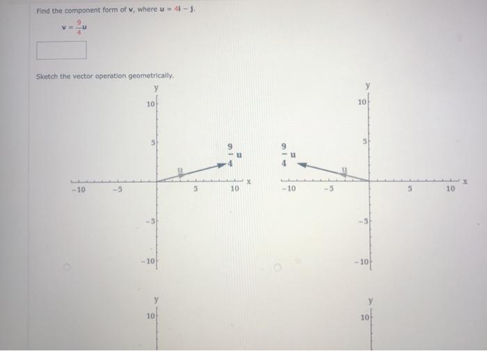 Solved The initial and terminal points of a vector are | Chegg.com