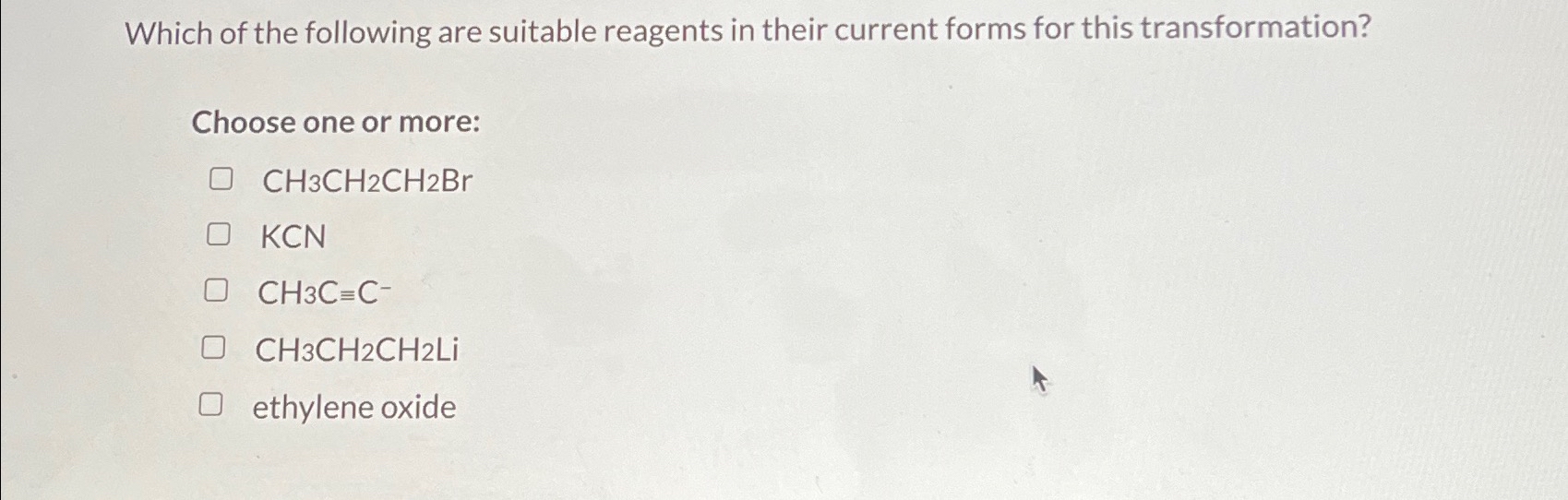 Solved Many organic syntheses exploit the presence of a | Chegg.com