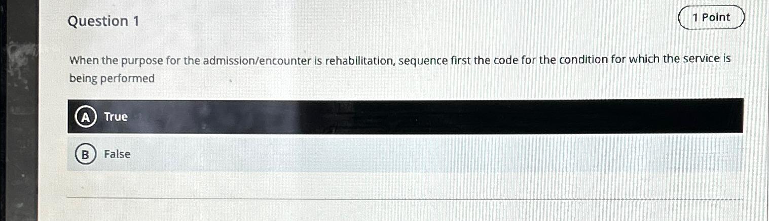 Solved Question 11 ﻿PointWhen the purpose for the | Chegg.com