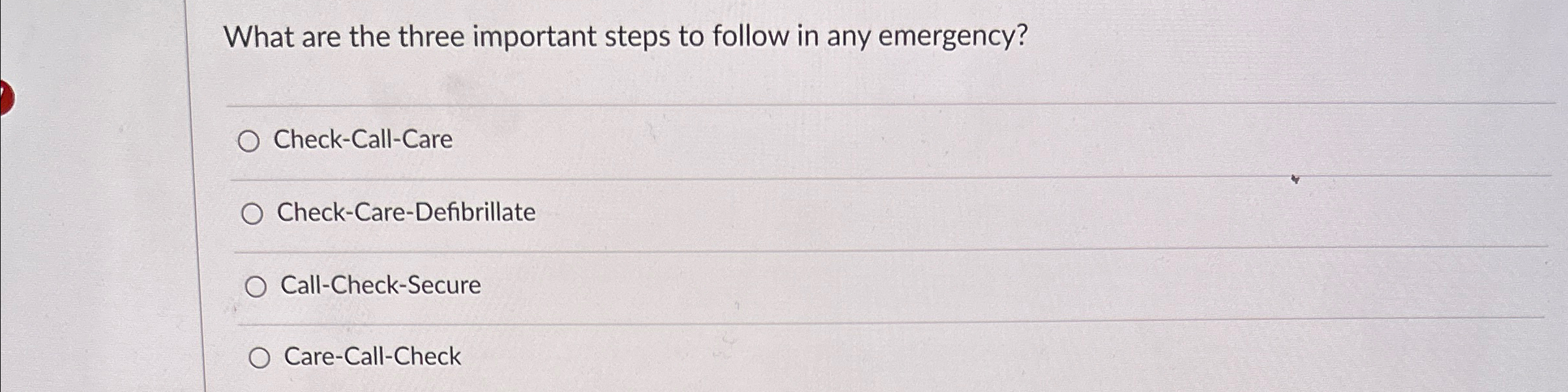 Solved What are the three important steps to follow in any | Chegg.com