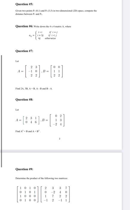 Solved Given Two Poins P101 And Py35 In 4397