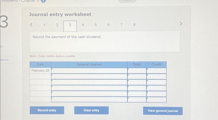 Solved Journal entry worksheet Record the reissue of 2,500 | Chegg.com
