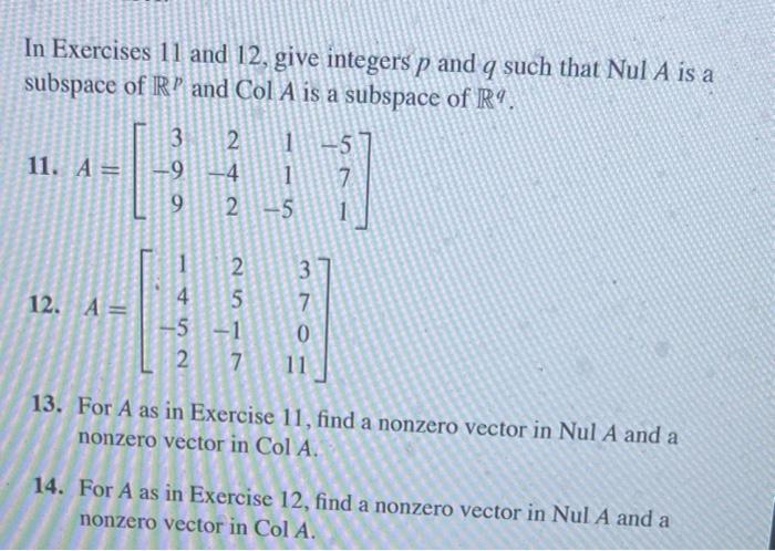 Solved In Exercises 11 and 12, give integers p and q such | Chegg.com