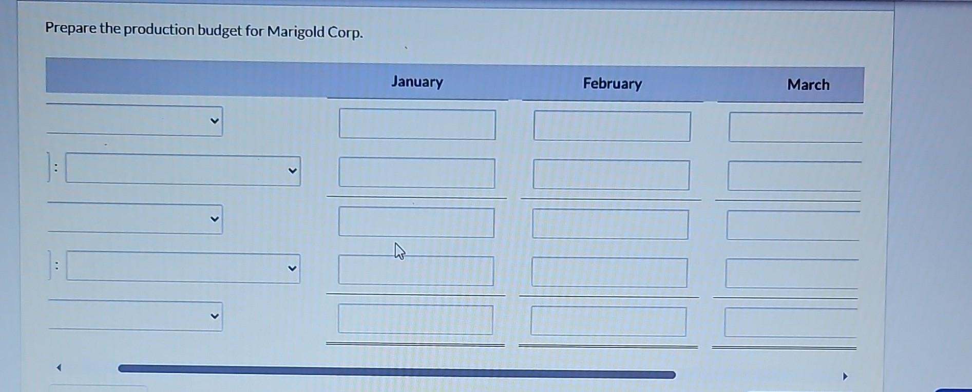 Solved The management team at Marigold Corporation is | Chegg.com