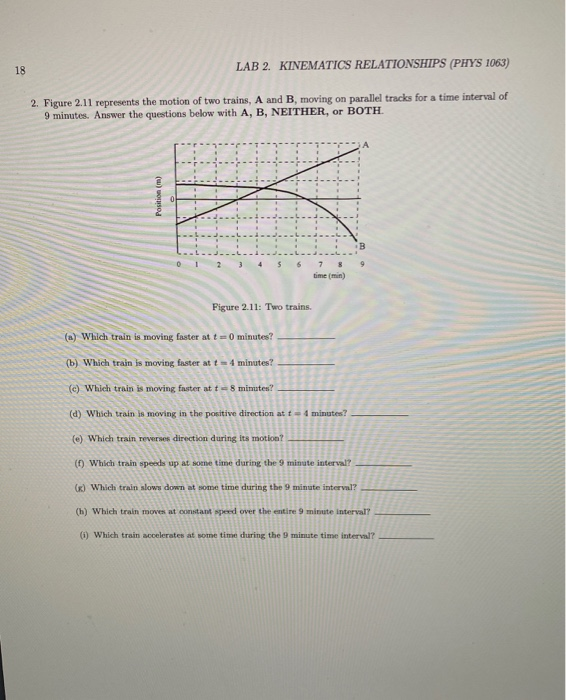 Solved Homework for Lab 2: Kinematics Relationships Name | Chegg.com