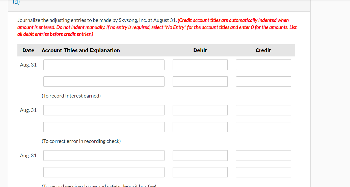 Solved Journalize the adjusting entries to be made by | Chegg.com