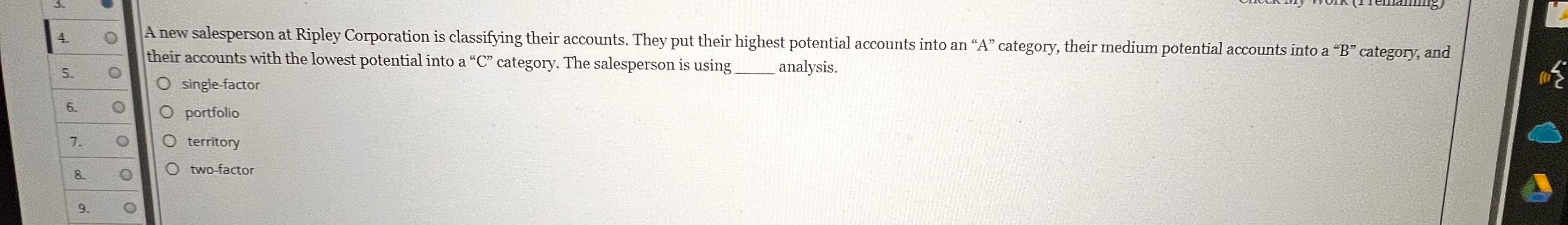 Solved A new salesperson at Ripley Corporation is | Chegg.com