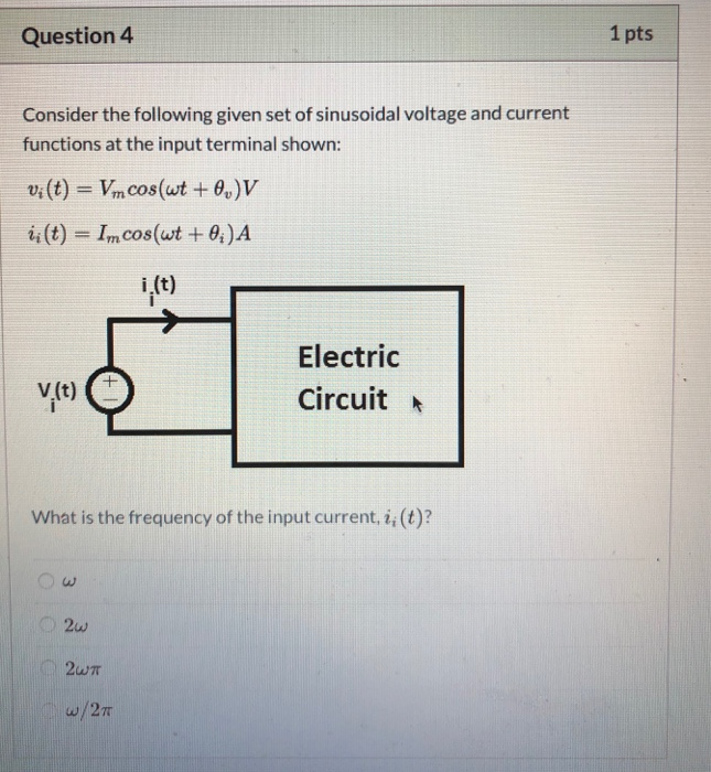 Solved 1 pts Question 4 Consider the following given set of | Chegg.com