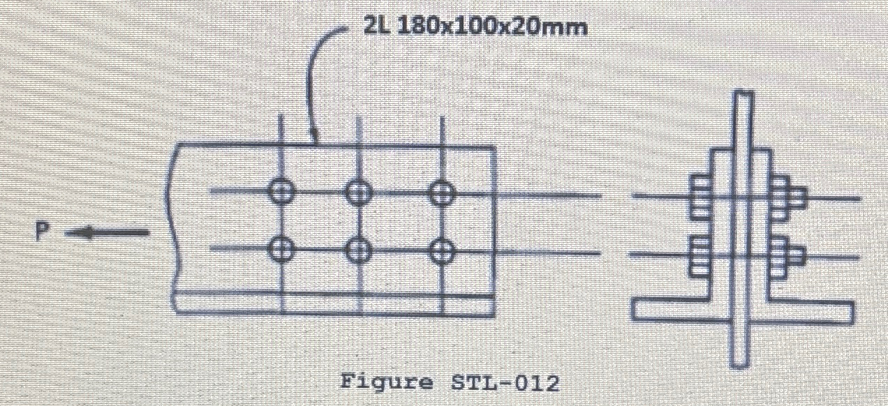 Solved Refer to figure STL-012. ﻿The connection shows 6-22 | Chegg.com