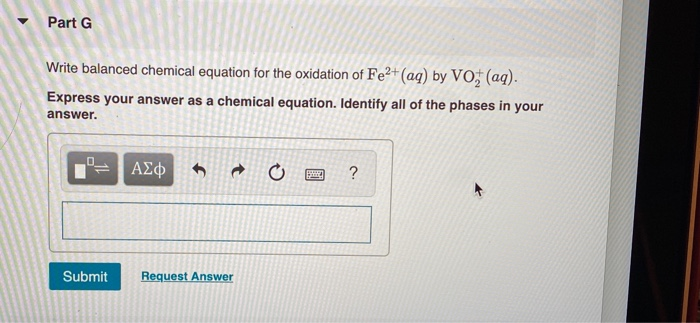 Solved Part A Write balanced chemical equation for the | Chegg.com