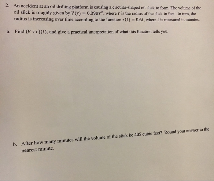 Solved Math 112 Written Homework: Combining Functions | Chegg.com