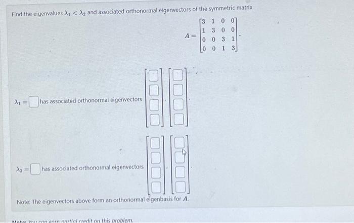 Solved Find the eigenvalues λ1