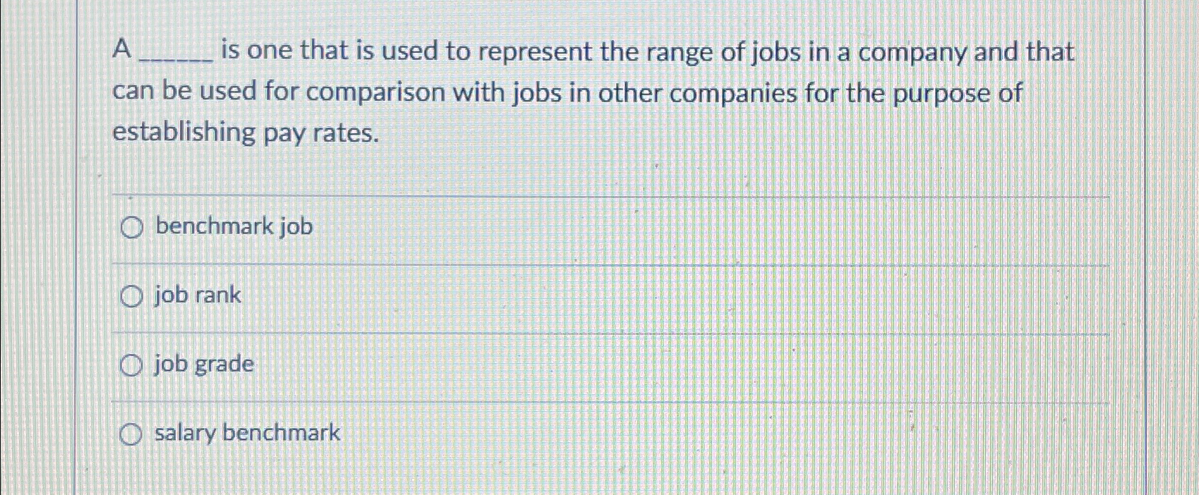 Solved A ﻿is one that is used to represent the range of | Chegg.com