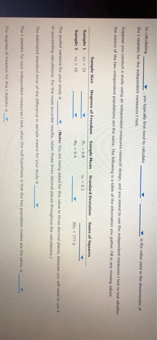 Solved 5. Differentiating pooled variance and the estimated | Chegg.com