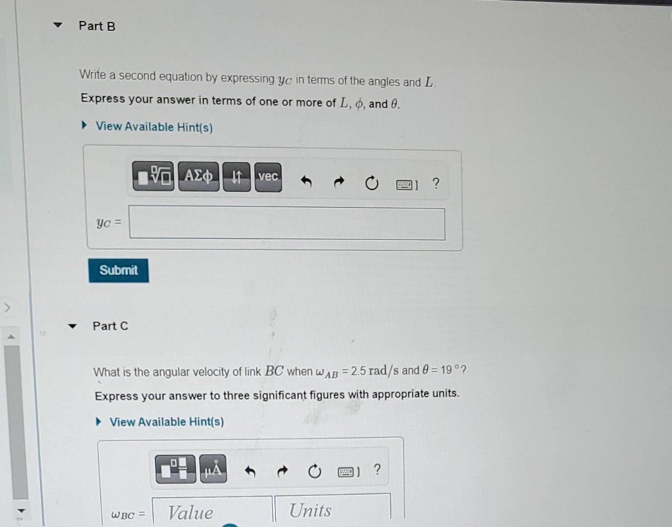 Solved Learning Goal: To use absolute motion analysis to | Chegg.com
