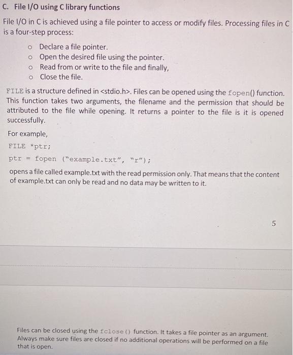 Solved C File 10 Using C Library Functions File 10 In C 4593