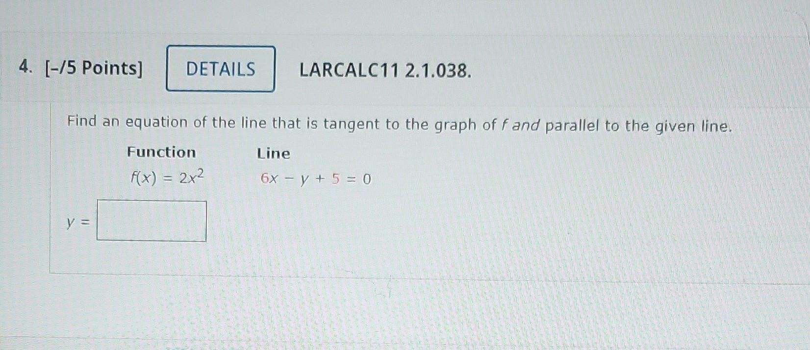 Solved Find an equation of the line that is tangent to the | Chegg.com