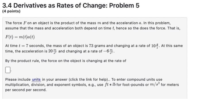 3.1 Defining the Derivative: Problem 4 (8 points) Let | Chegg.com