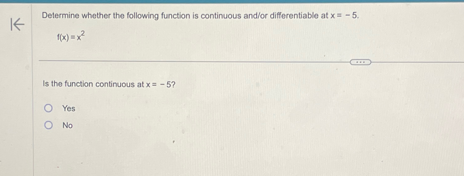 Solved Determine whether the following function is | Chegg.com