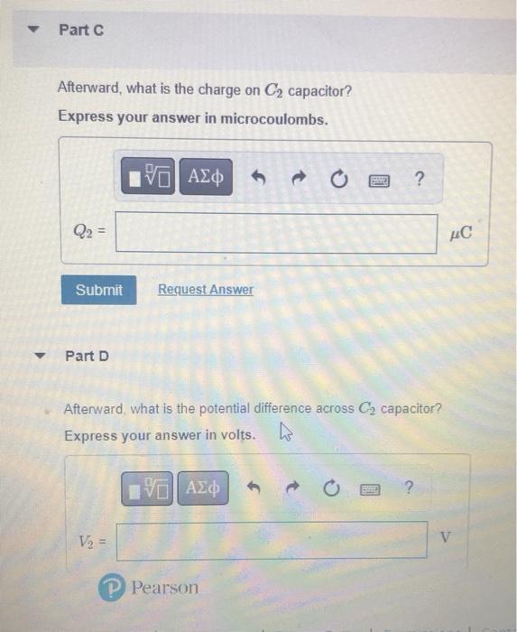 Solved Initially, the switch in (Eigure 1) is in position A | Chegg.com