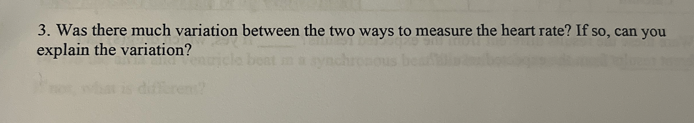 Solved Was there much variation between the two ways to | Chegg.com