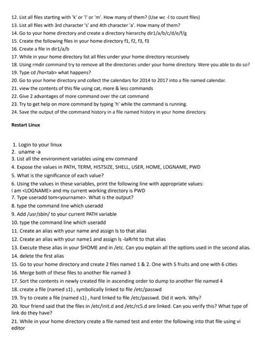 Solved 12. type chmod 775 file1 to make file1 executable and | Chegg.com