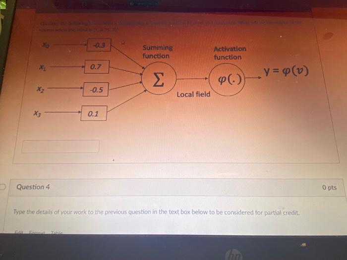 Solved consider the following neron with thresholding | Chegg.com
